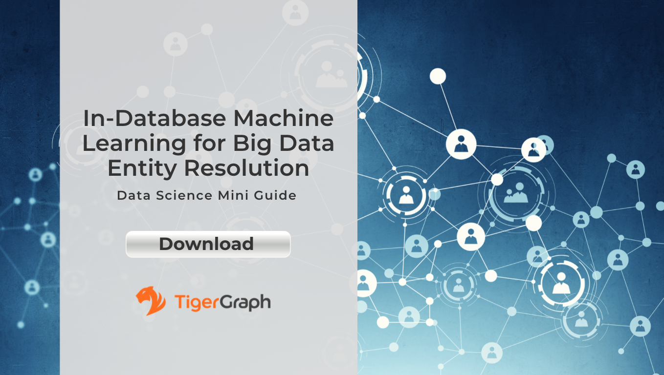 In-Database Machine Learning for Big Data Entity Resolution